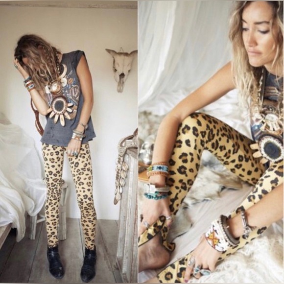 Spell | Pants & Jumpsuits | Spell Kate The Great Cheetah Leggings ...